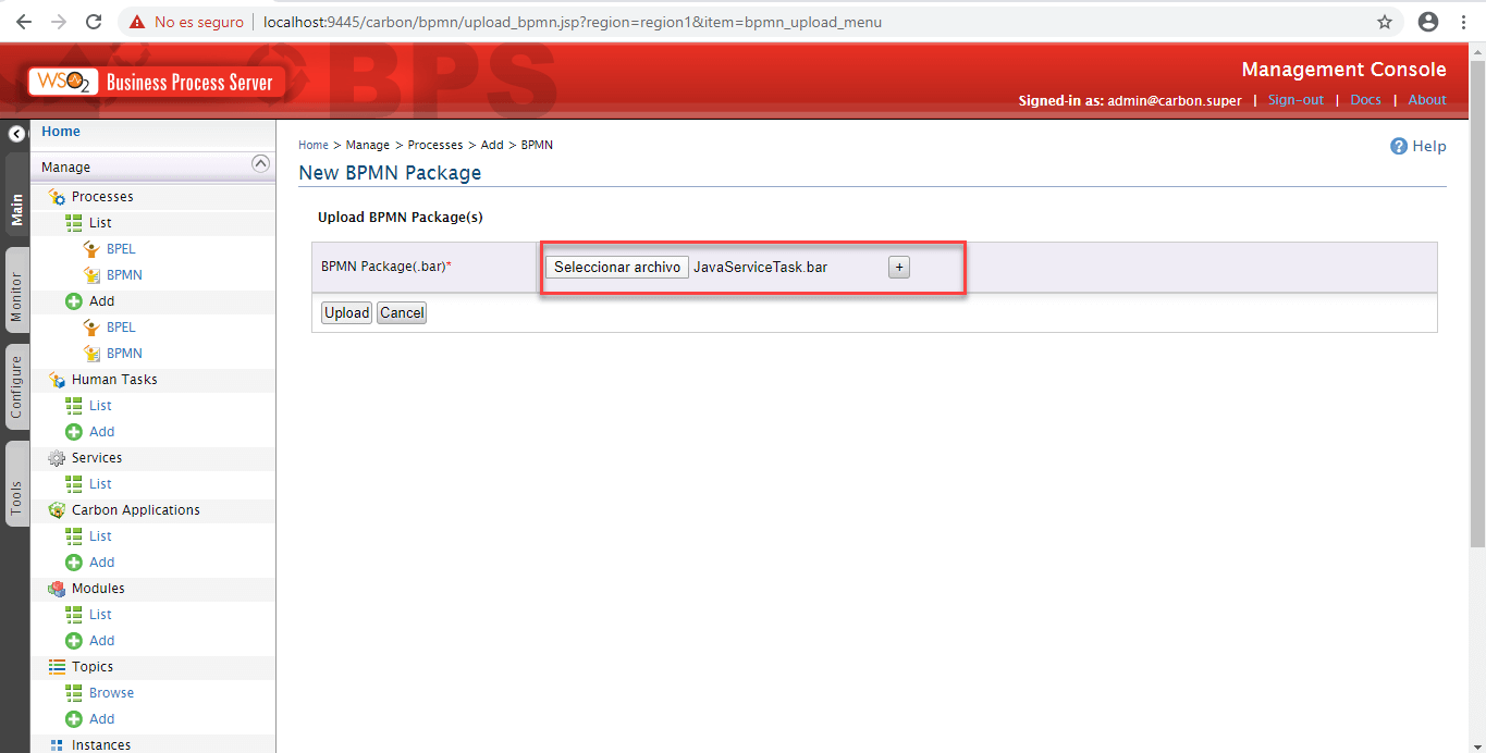 How to Use Java Service Tasks in WSO2 BPS | WSO2 BPS TUTORIAL